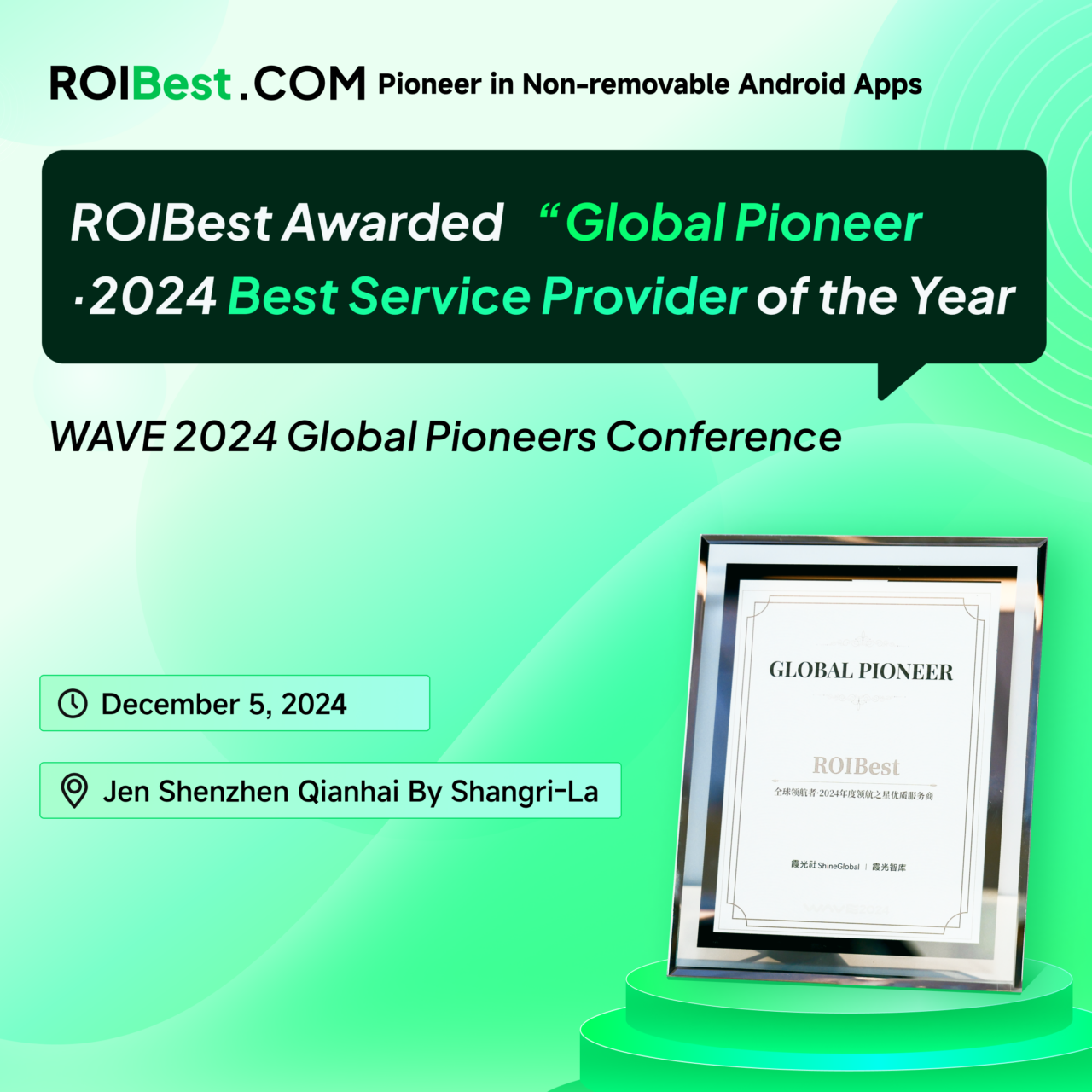 ROIBest Honored as 2024 Best Service Provider